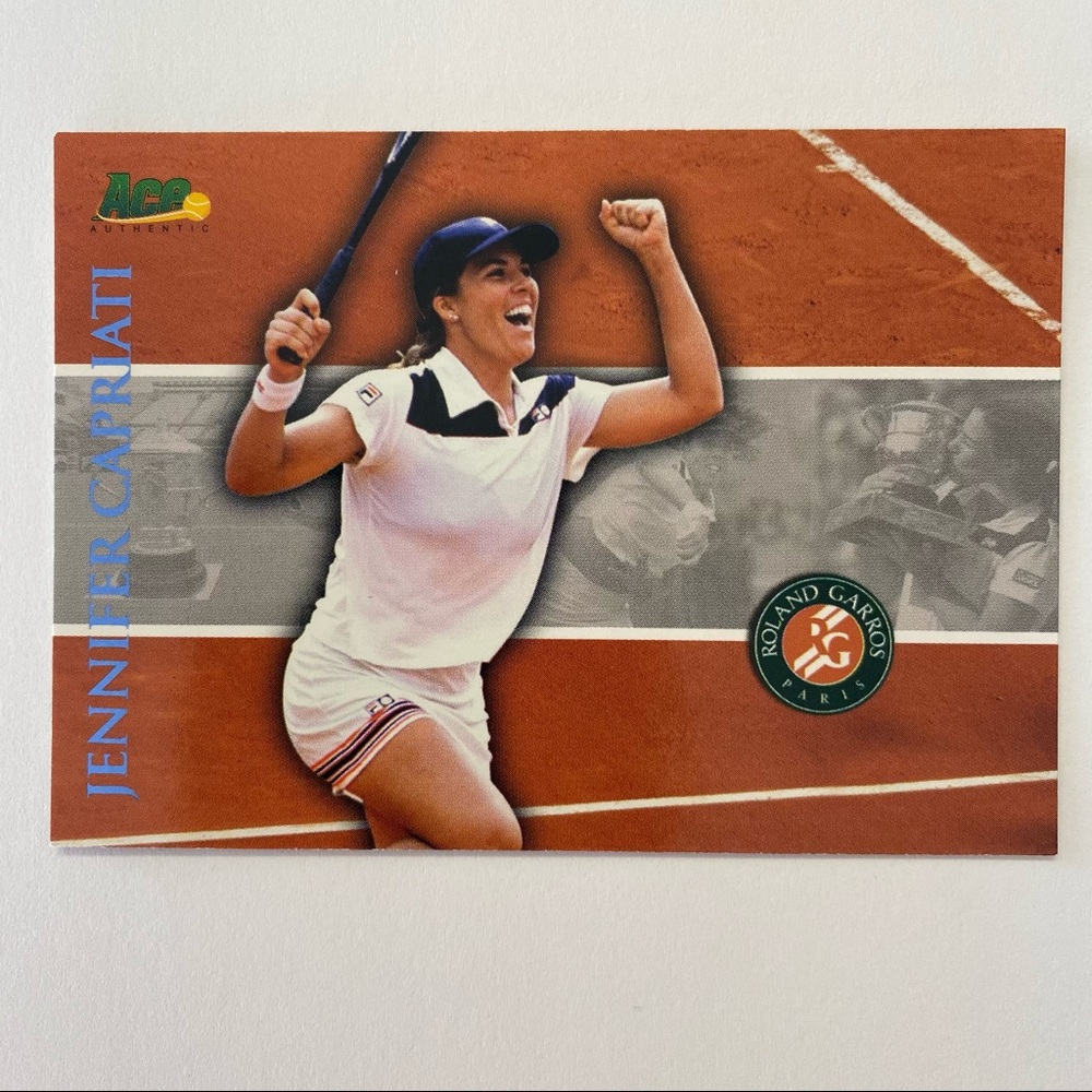 New Jennifer Capriati Roland Garros Ace Card - Gem
